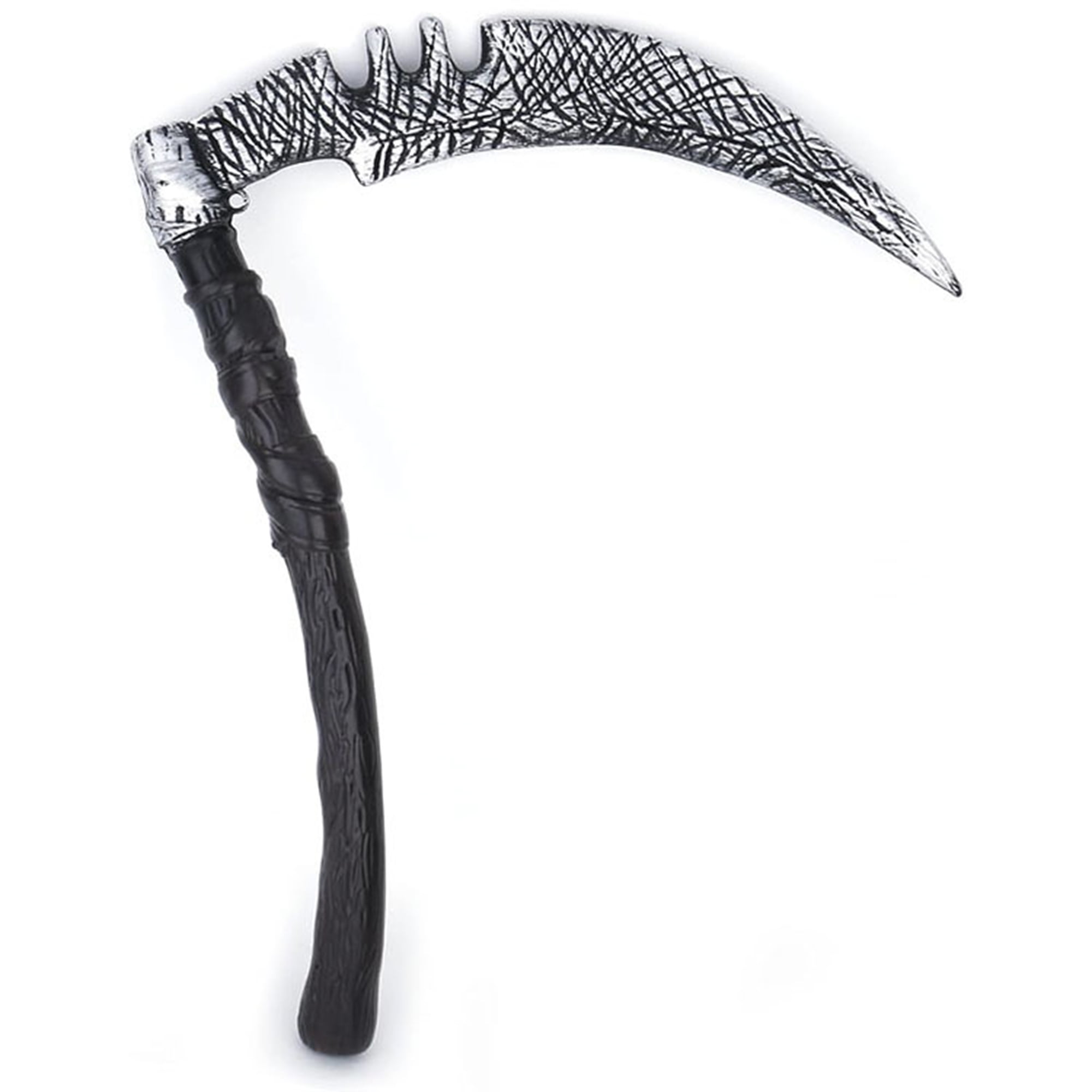 Plastic Grim Reaper Scythe Halloween Decor Halloween Sickle Prop Scythe ...