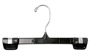 Plastic Gripper Hanger w/Swivel Hook 10" - Black - Walmart Business ...