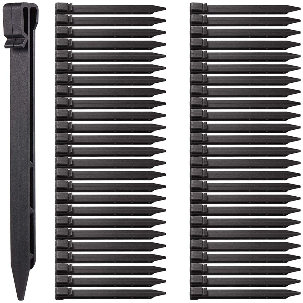 Plastic Ground Stakes Landscape Edging Anchoring Spikes for and Terrace ...