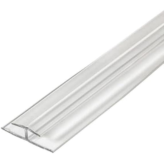 Plastic H Channel Fits Material 1/8 Inch Thick Clear Butyrate Divider ...