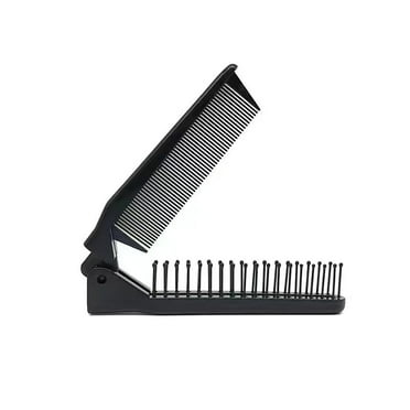 Professional Quality 5" Heavy Duty Pocket Comb, Unbreakable, Black, 4 ...