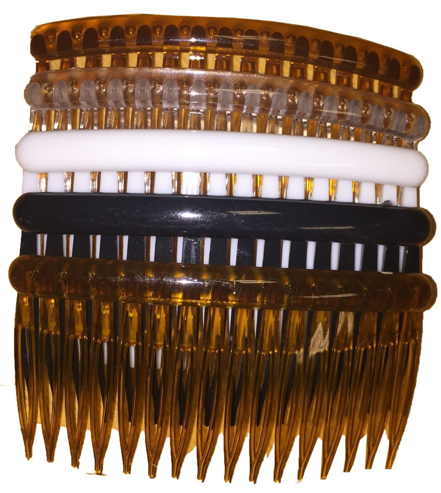 Plastic Hair clips side comb set 16 Teeth Bridal Hair Accessories ...