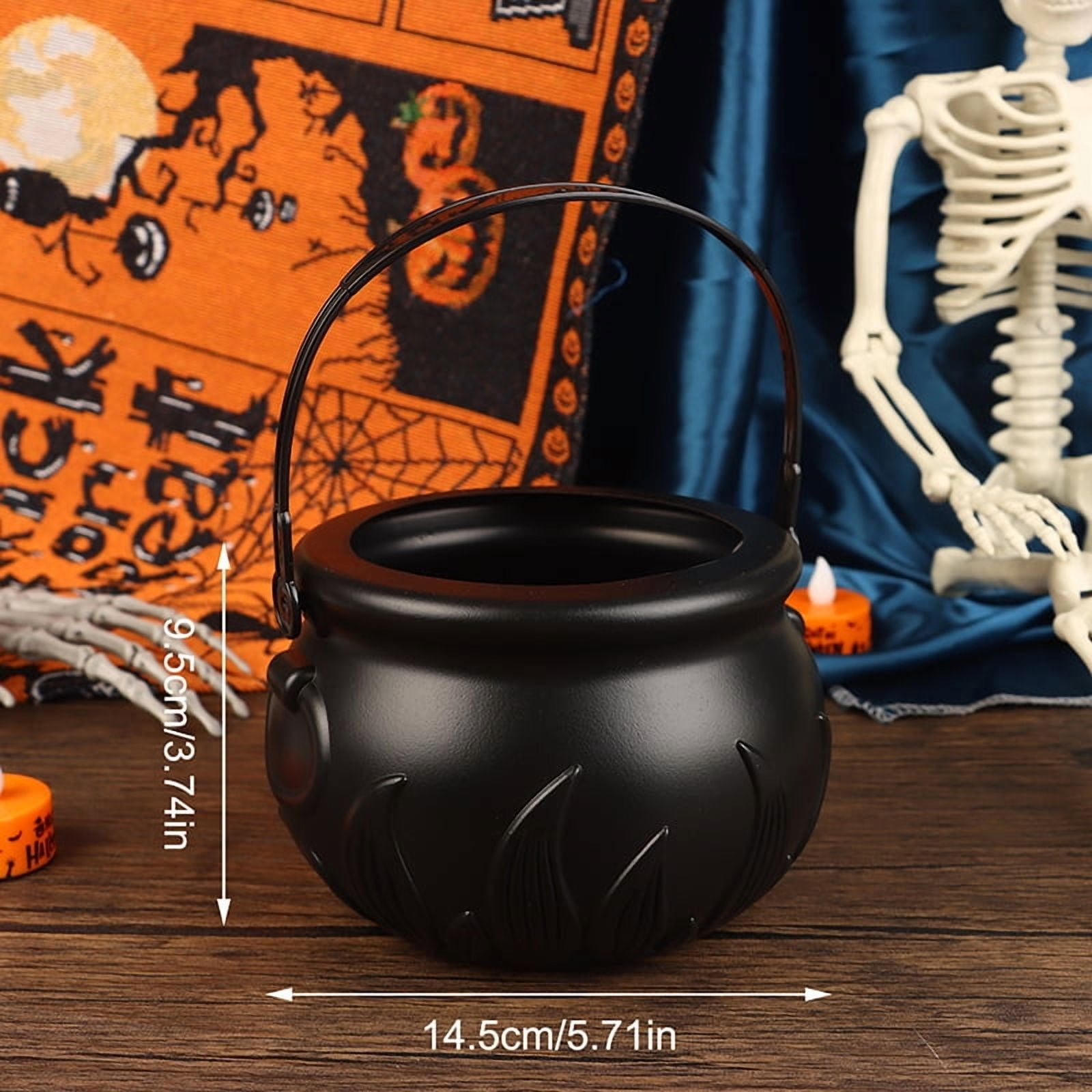 Plastic Halloween Decoration, Mist Smoke Fog Skull Jar, Witch Barrels ...