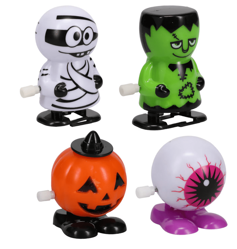 Plastic Halloween-Themed Wind Up Hopping Toys Set of 4 - Walmart.com