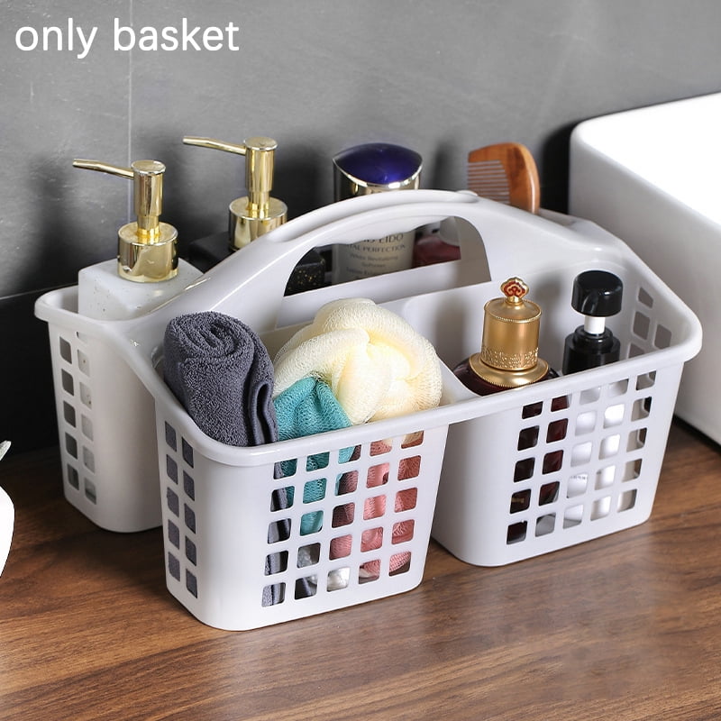 Plastic Handheld Bath Basket with 4-compartment , SPA Bathing Utensils ...