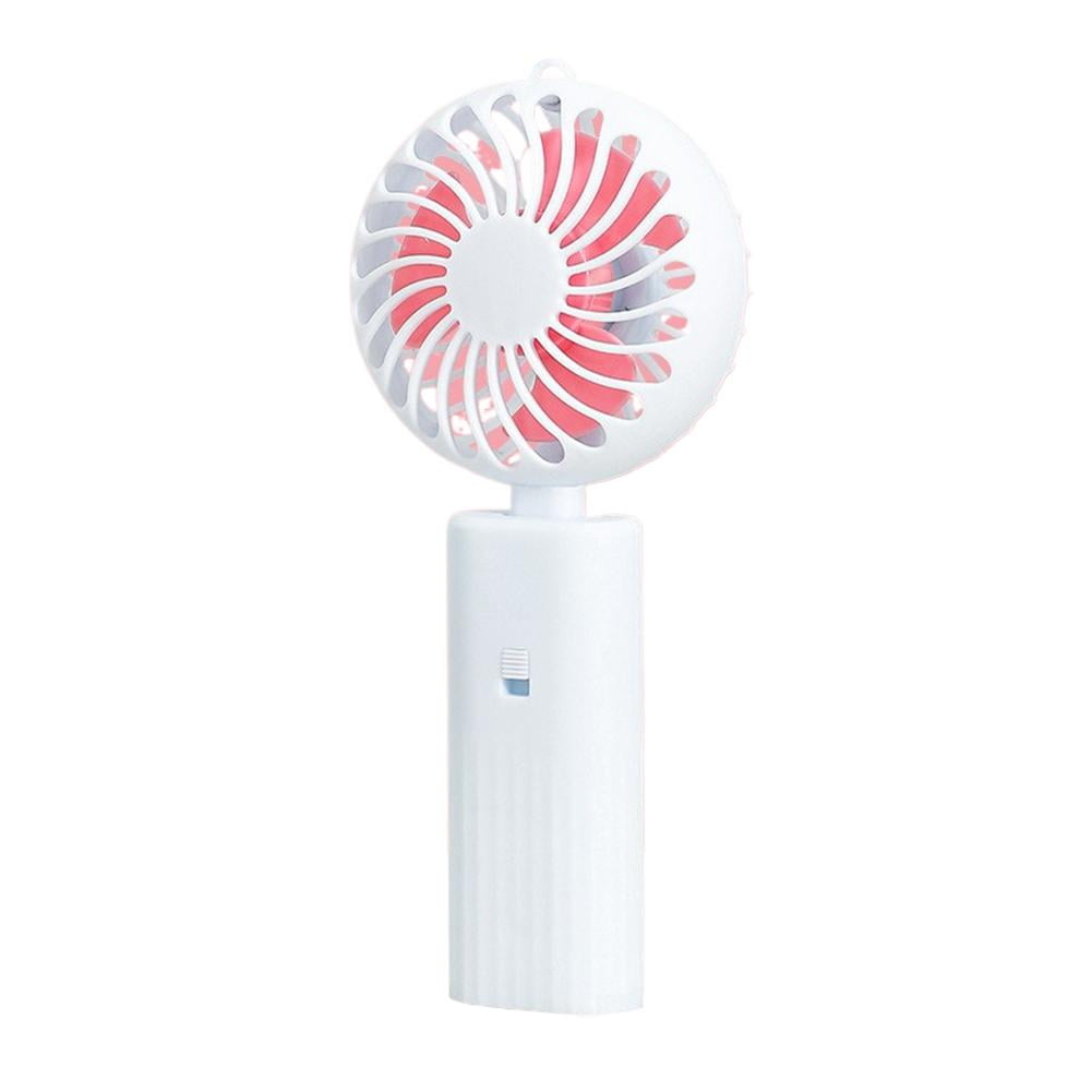 Plastic Handheld Mini Fan Summer Portable Battery Operated Handheld Fan ...