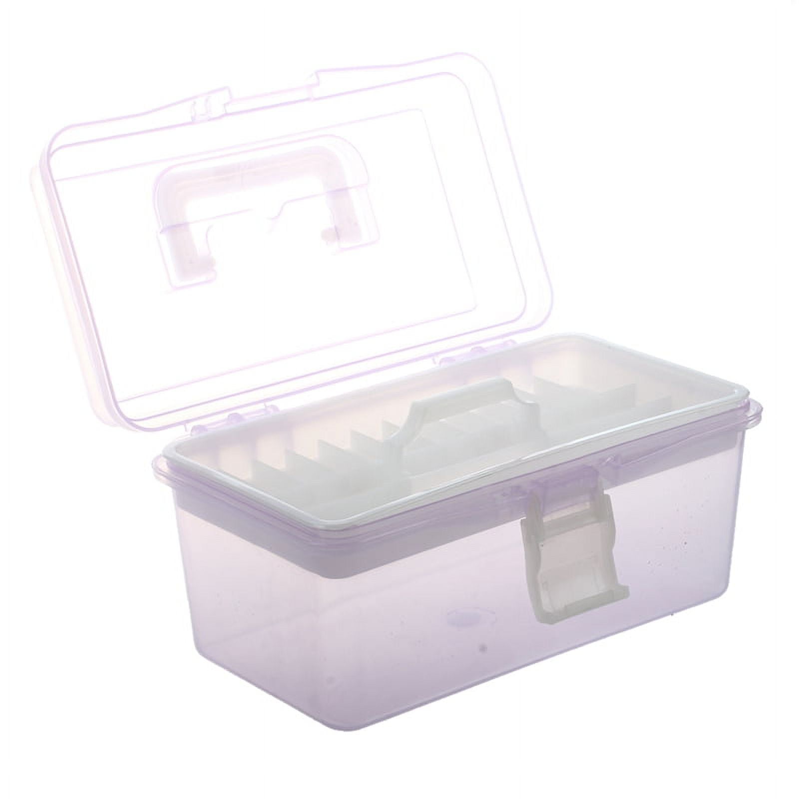 Uxcell a13090200ux0751 Plastic Handle 2 Layer Hardware Tools Storage ...
