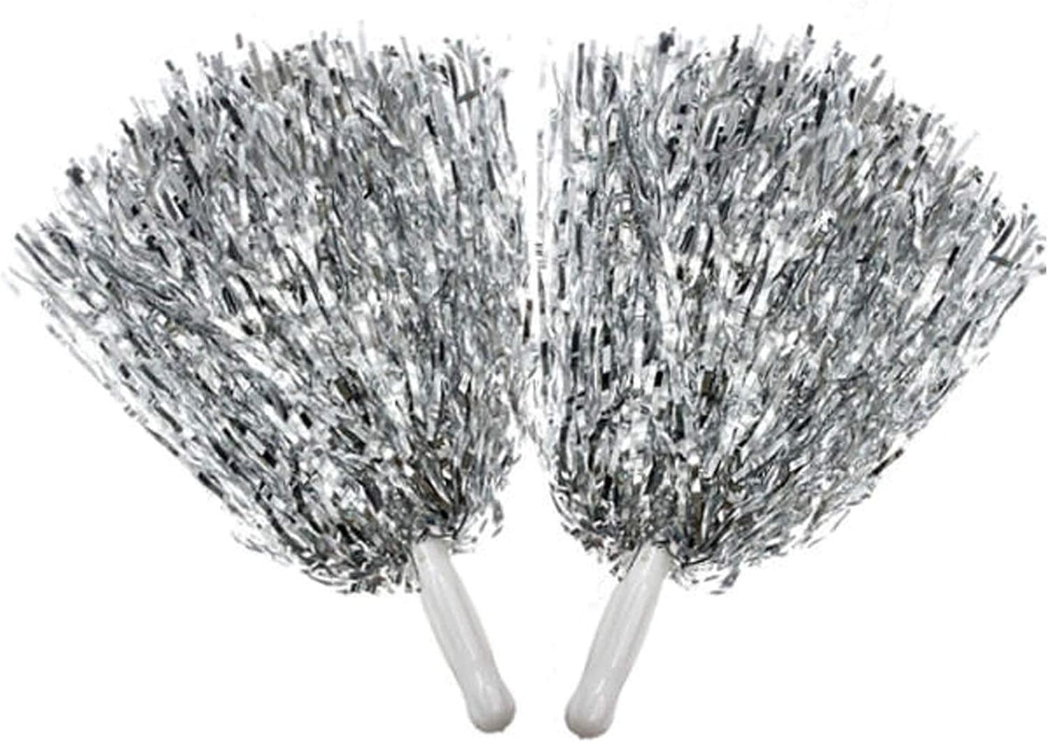 Plastic Handle Metallic Streamer Cheerleader Pom Poms for Sports and ...