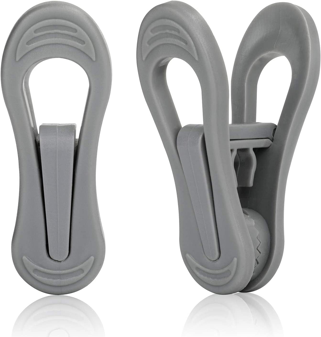 Plastic Hanger Clips, 24 Pack Hanger Clips- Strong Pinch Grip Finger ...