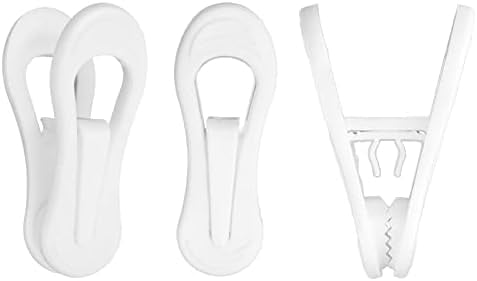 Plastic Hanger Clips - 30 Pack Multi-Purpose Clothes Hangers Clips ...
