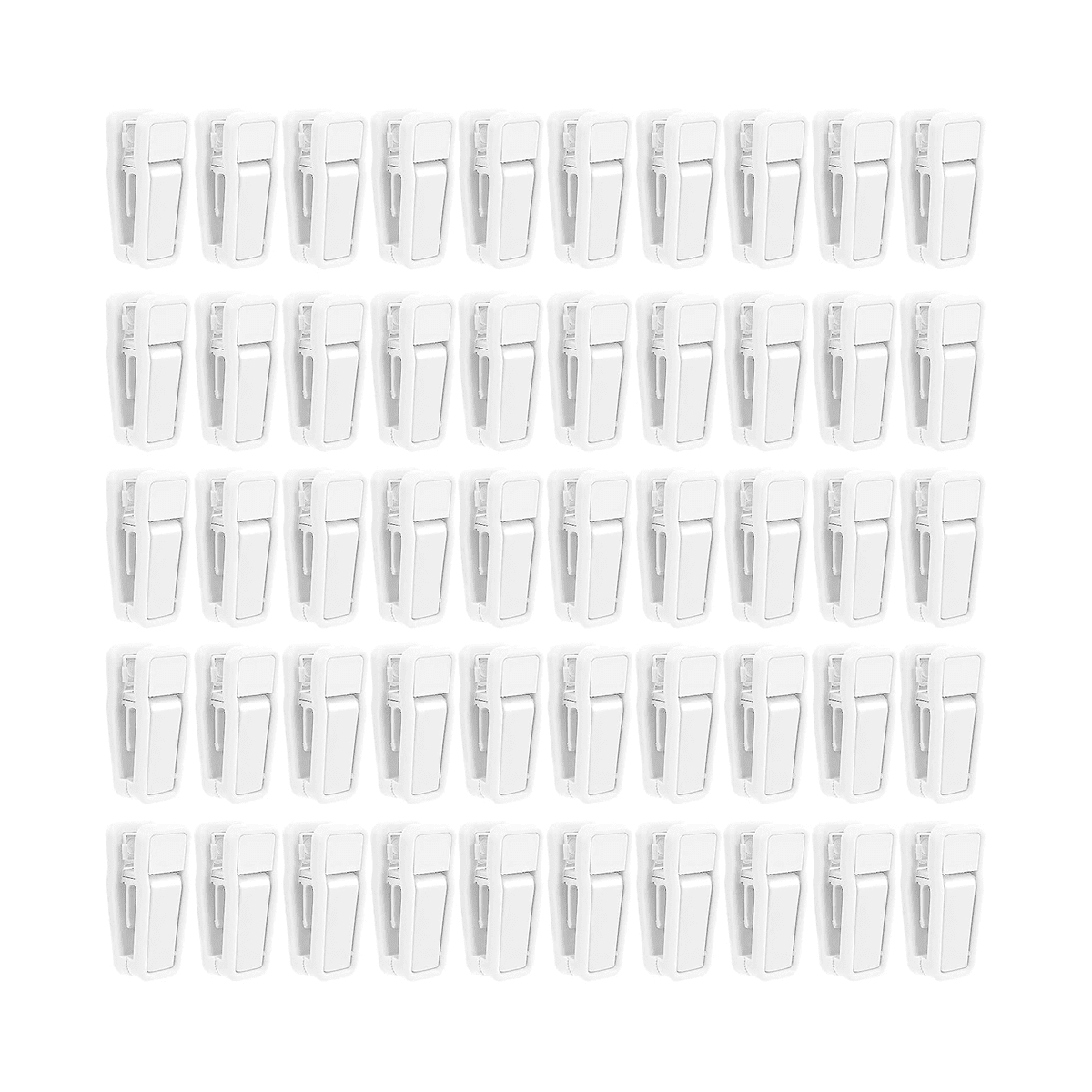 Plastic Hanger Clips for Baby Clothes, Strong Plastic Clips for Hangers ...