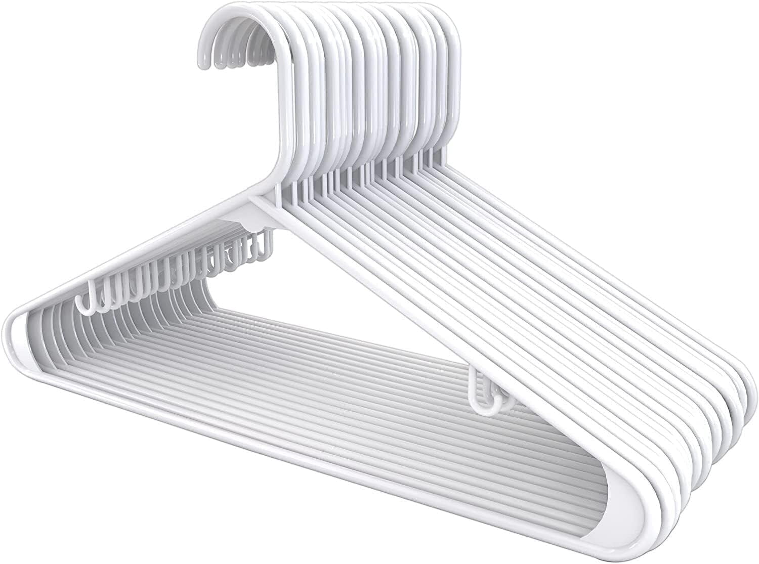 Plastic Hangers Durable Slim Stylish New in Pack of 30 & 50& 150 Home ...