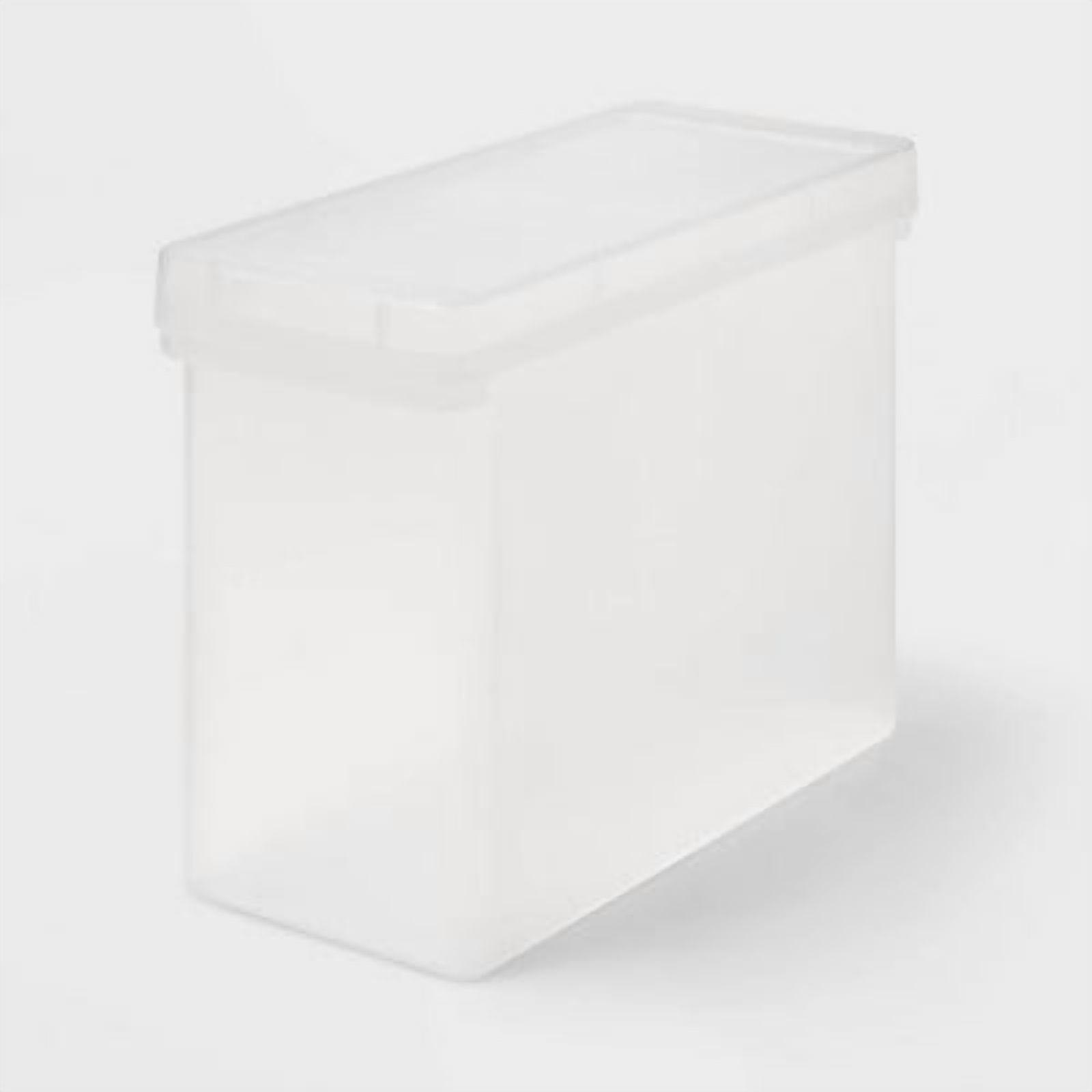 Plastic Hanging File Crate with Lid - Walmart.com