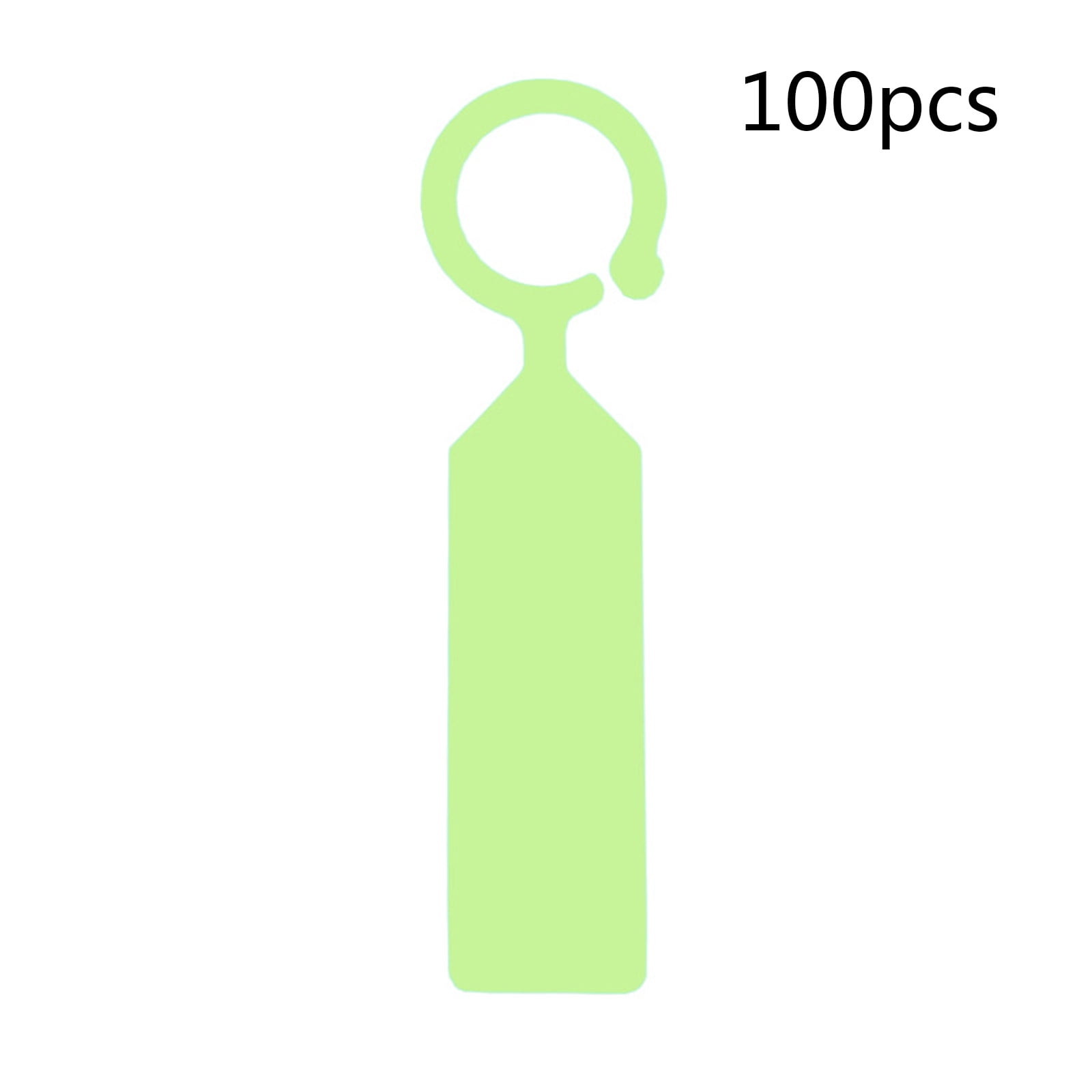 Plastic Hanging Label Ring 100 Pcs Plant Tags Garden Nursery Pot Marker ...