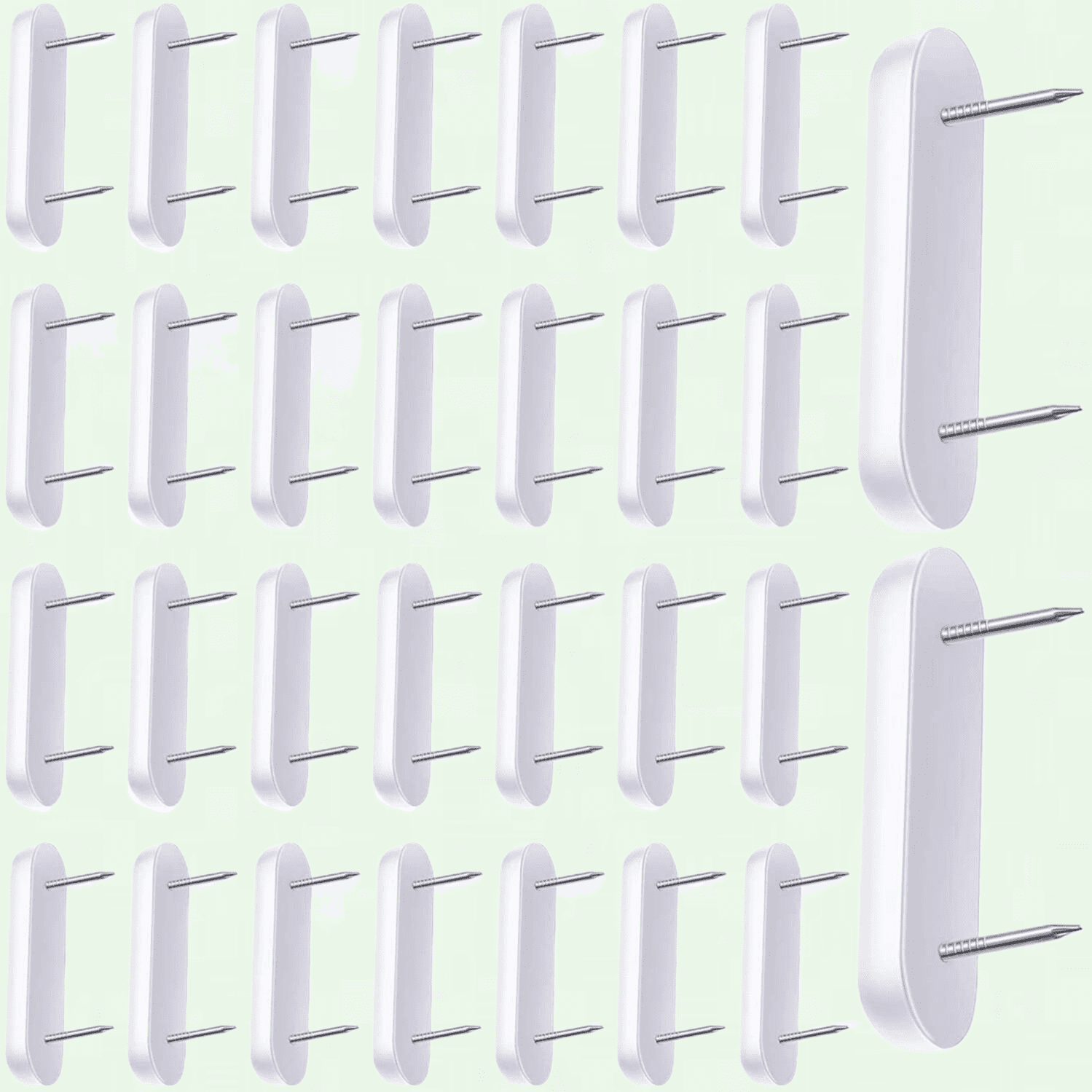 Plastic Head Double Pins Bed Skirt Holding Pins, 30 Pieces - Walmart.com