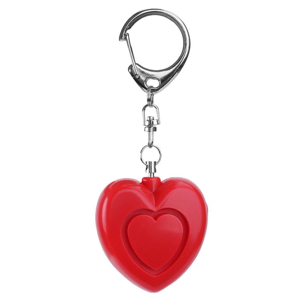 Plastic Heart-Shaped Personal Security Alarm with One-Touch Emergency ...