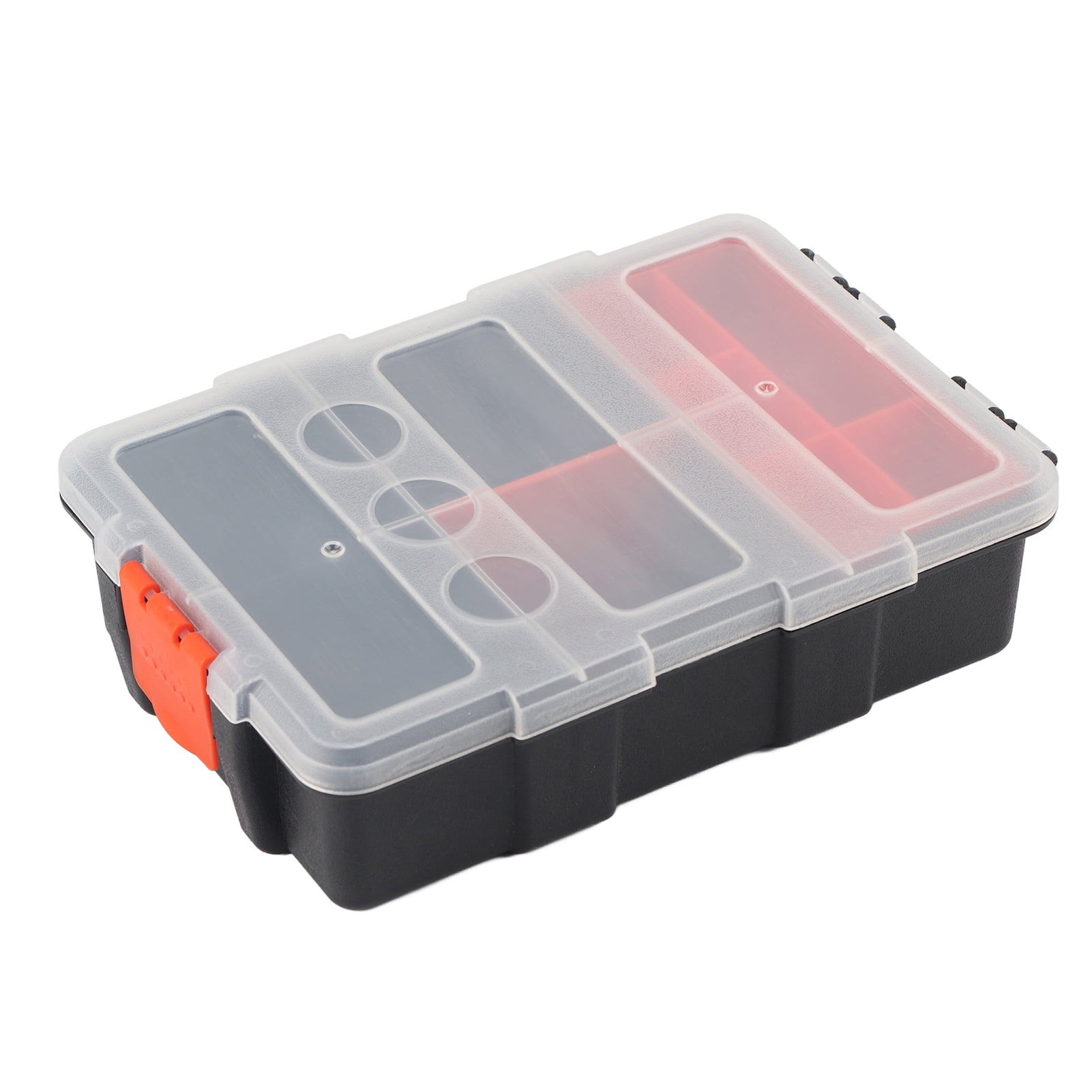 Plastic Heavy-Duty Tool Storage Box Two layer Plastic Small Parts Tool ...