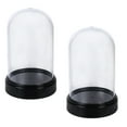 Plastic Display Case Bell Jar Set - DIY Decorative Centerpiece for ...