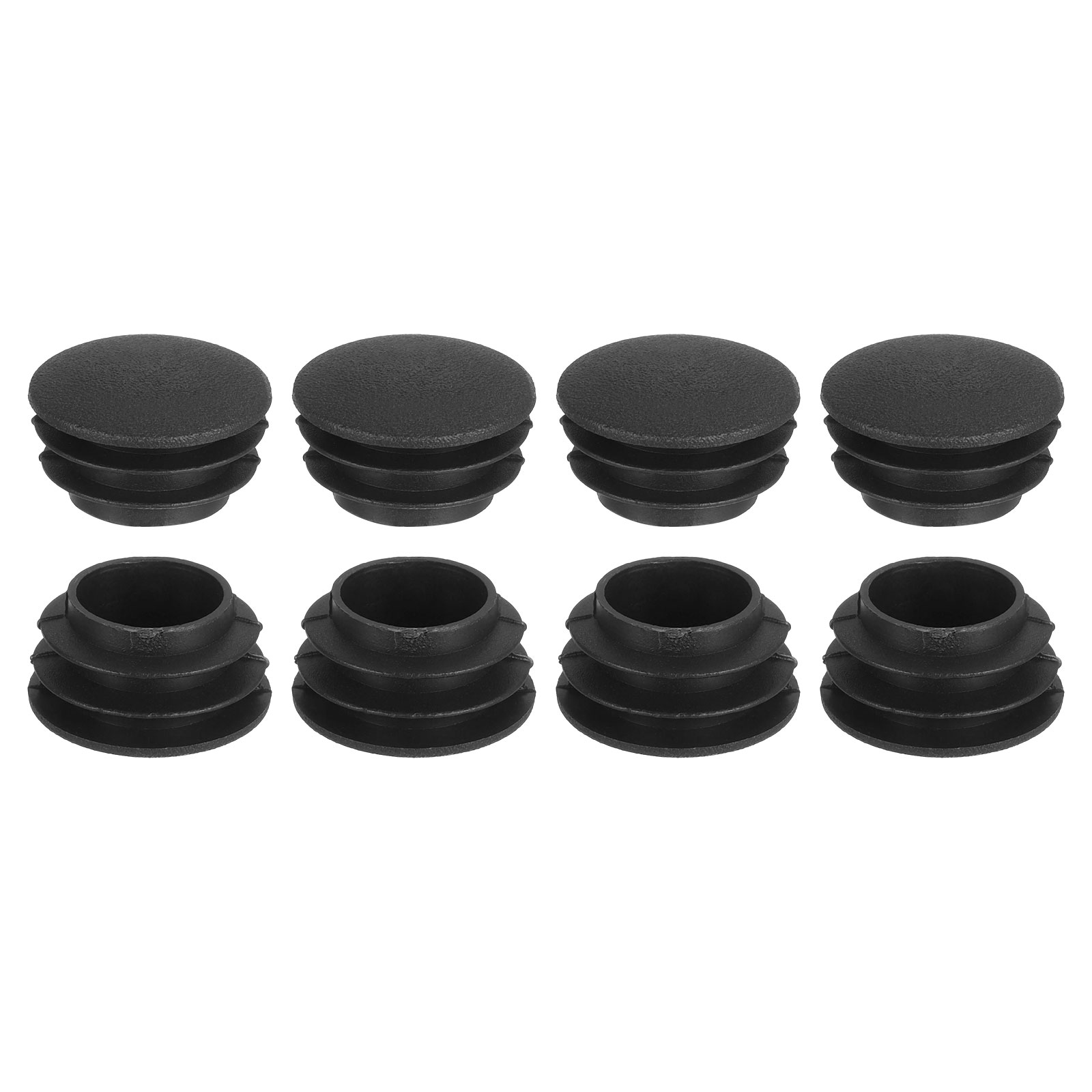 Plastic Hole Plugs, 8Pack 15x25mm Round Pipe Tubing End Cap, Pipe Tube ...
