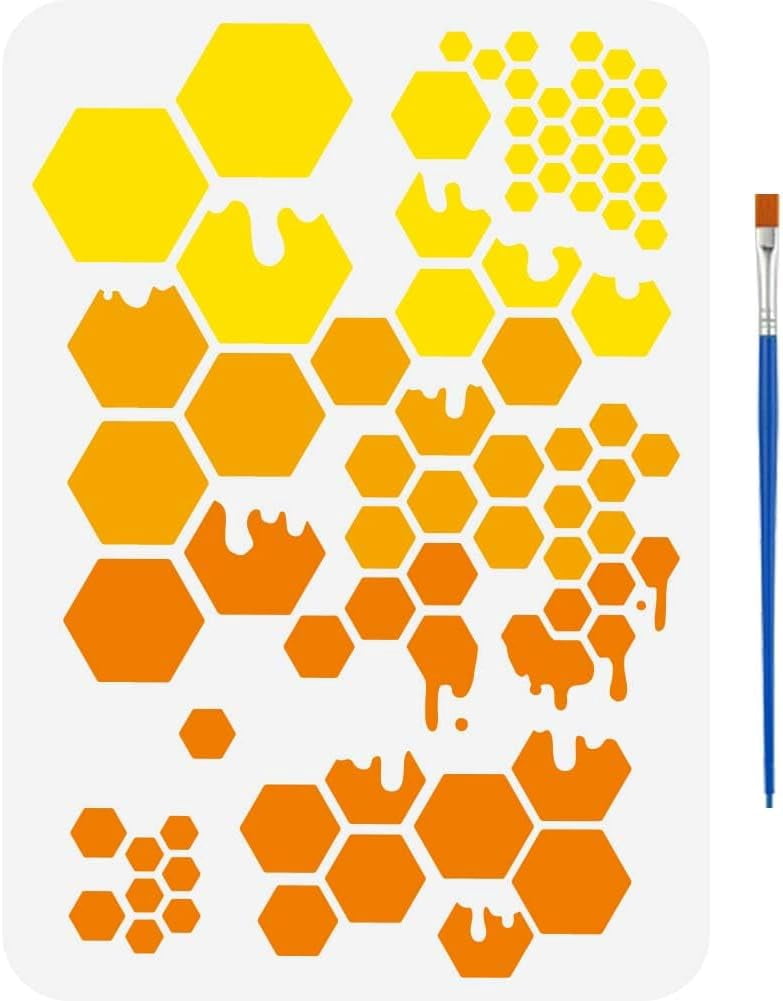 Plastic Hollow Out Drawing Painting Stencils Templates for Painting on ...