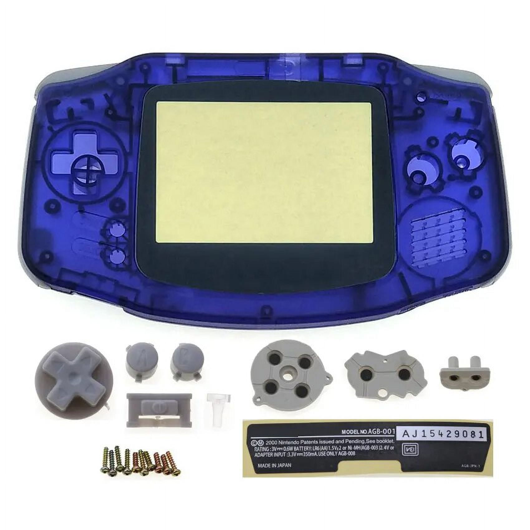 Plastic Housing Shell Case Cover For GBA Console Shell W/ Button Kit ...