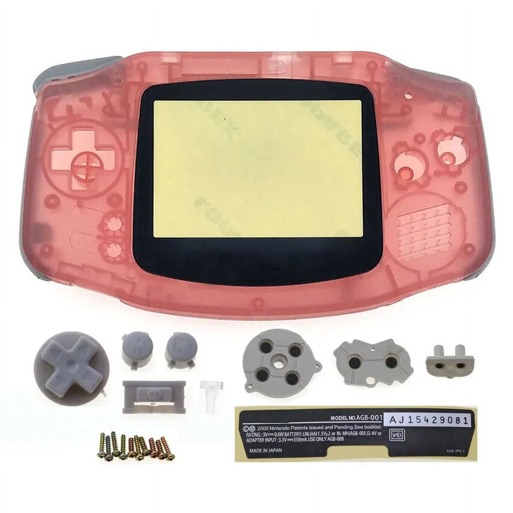 Plastic Housing Shell Case Cover For GBA Console Shell W/ Button Kit ...