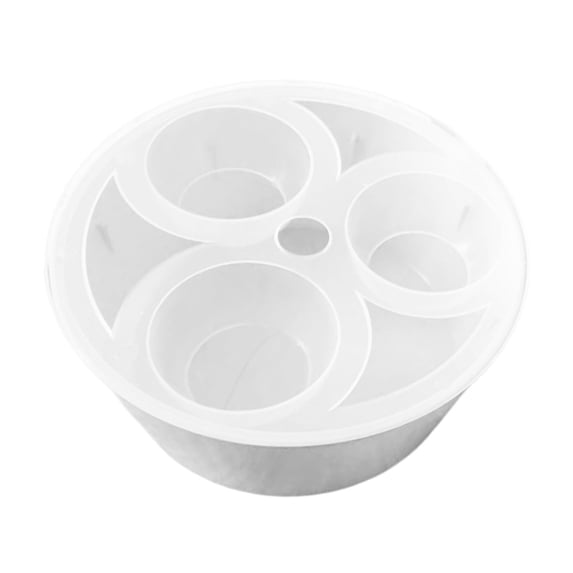 Plastic Hyacinth Flower Planting Container With Divider 3 Section ...