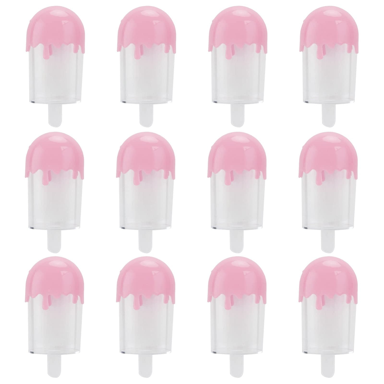 Plastic Ice Cream Shape Candy Box Set | Clear Party Favor Containers ...