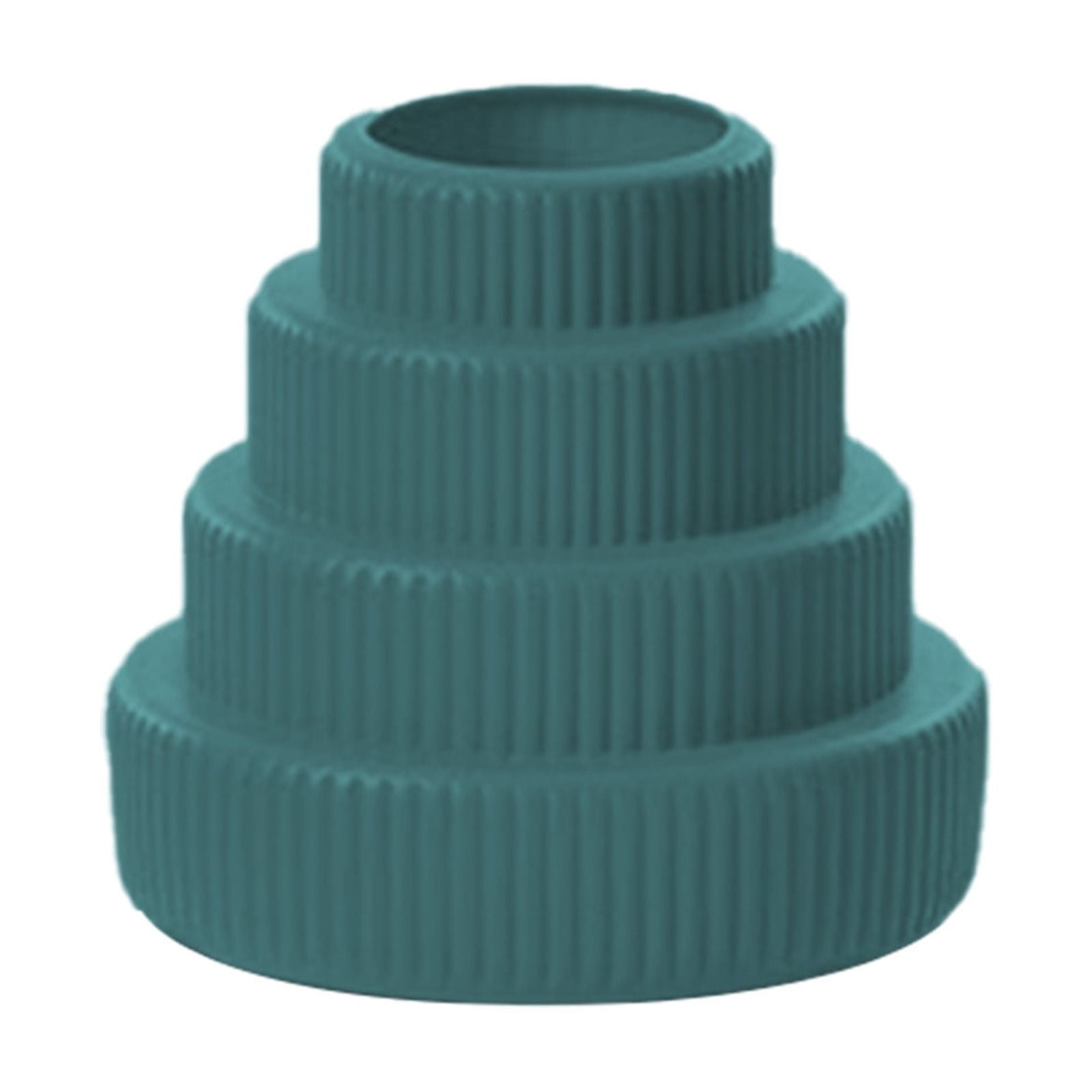 Plastic Imitation Glazed Vase Tiered Decorative Vase Tabletop Home ...