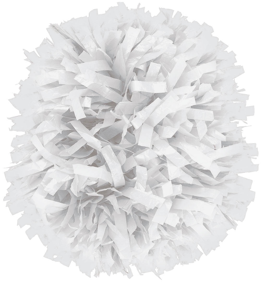 Plastic Instock Cheerleading Pom White - Walmart.com