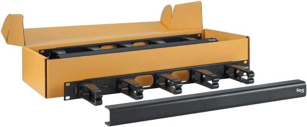 Plastic Interbay Vertical Ring Panel with Cover in 1 RMS and 6-Pack ...