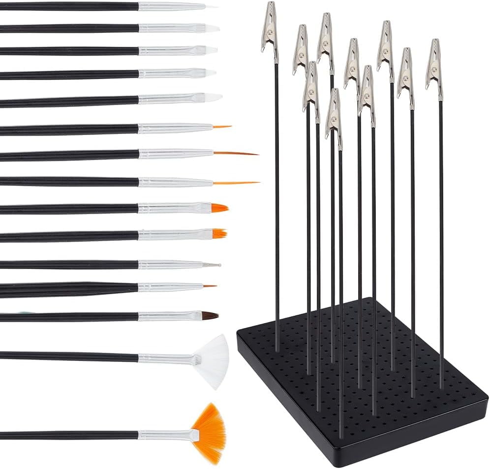 Plastic & Iron Alligator Clip Sticks & Base Set Model Holder for ...