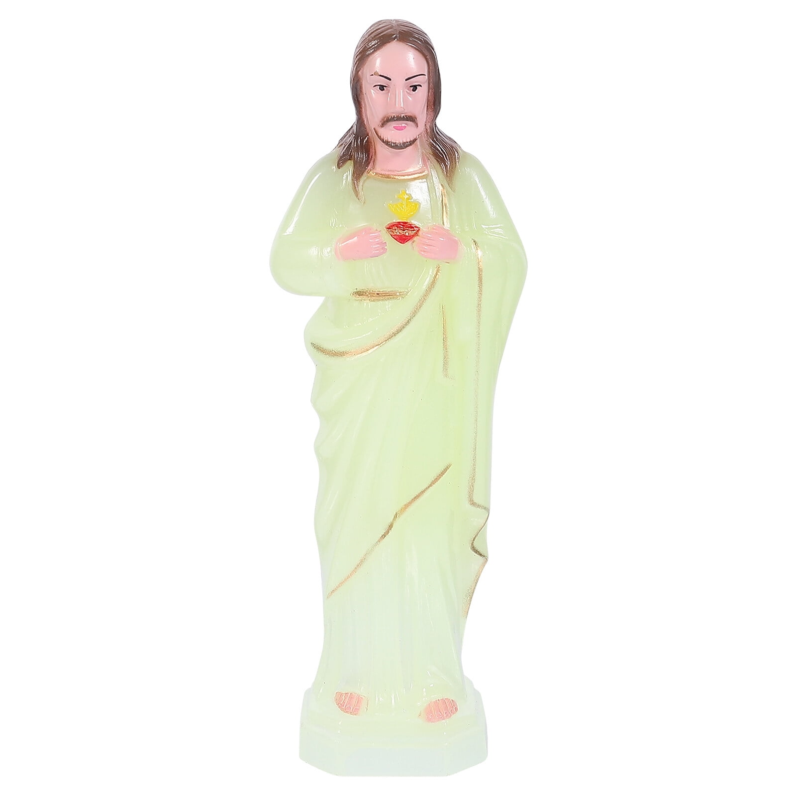 Plastic Jesus Statue Plush Crucifix Wall Orthodox Child Yellow ...
