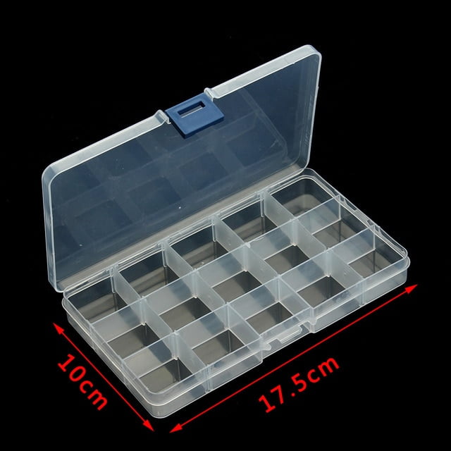 Plastic Jewelry Boxes Plastic Tool Box Adjustable Craft Organizer ...