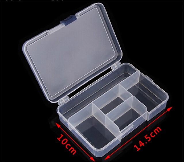 Plastic Jewelry Boxes Plastic Tool Box Adjustable Craft Organizer ...