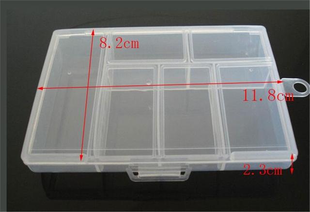 Plastic Jewelry Boxes Plastic Tool Box Adjustable Craft Organizer ...