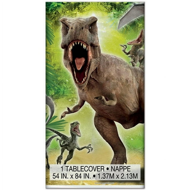 Plastic Jurassic World Table Cover, 84" x 54" - Walmart.com