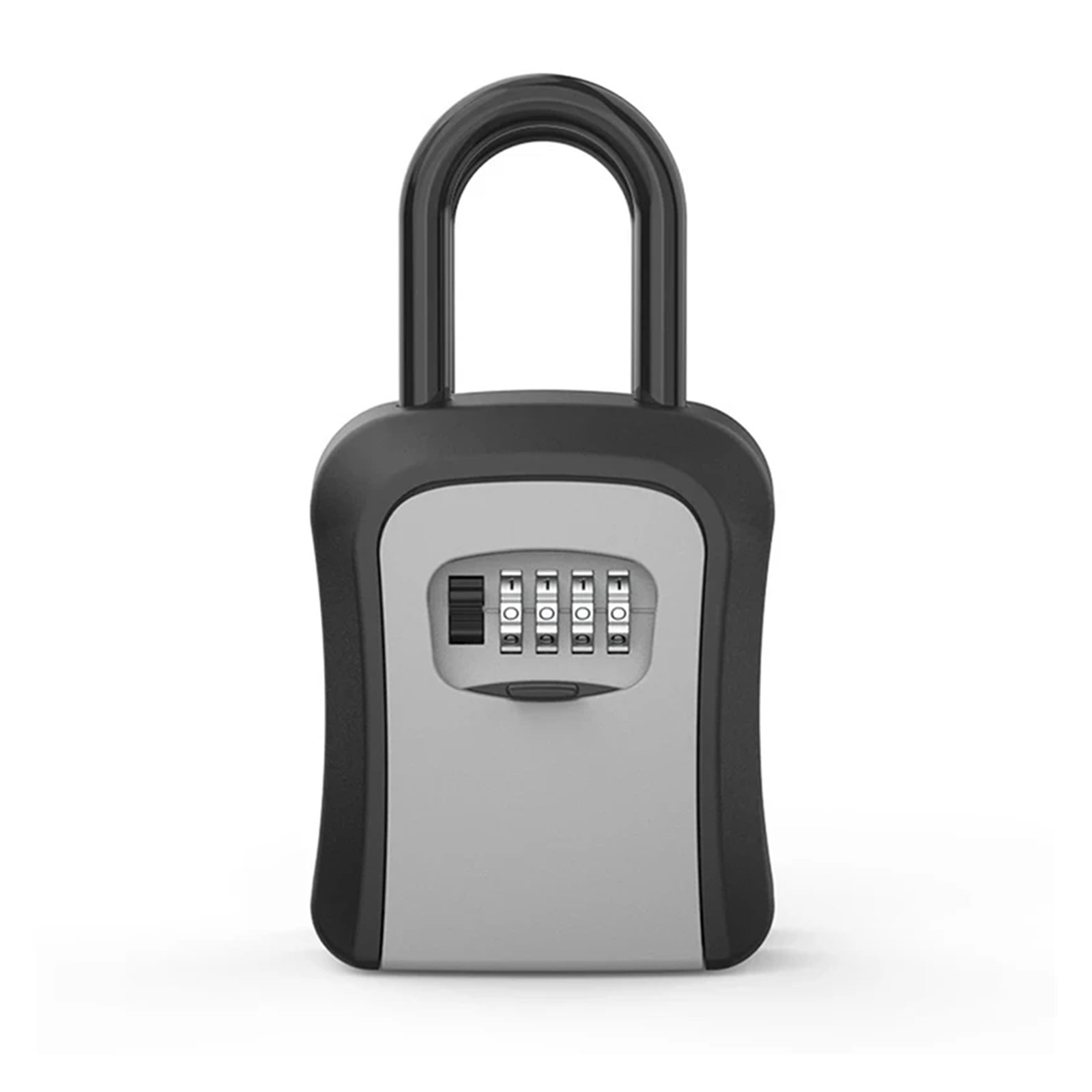 Plastic Key Lock Box Portable Combination Lockbox Wall-Mounted Key ...