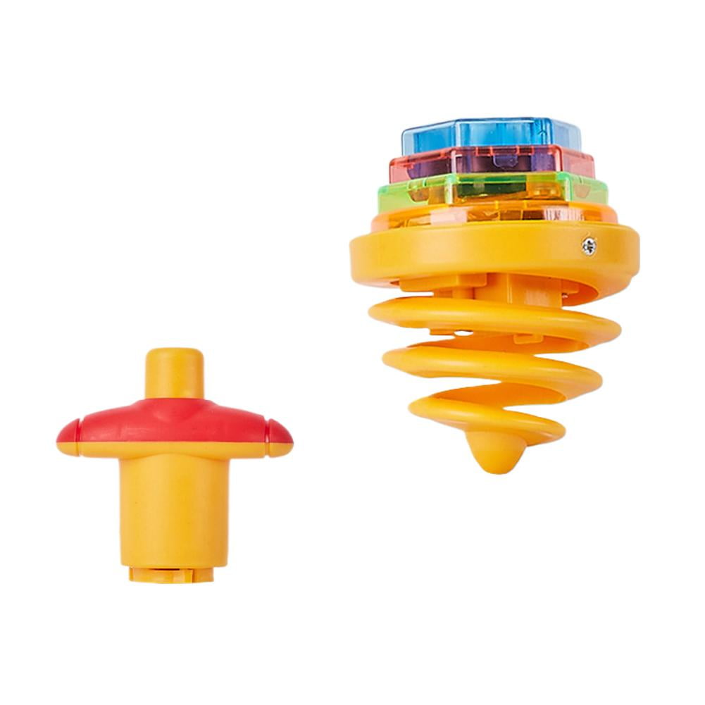 Plastic Kid's Luminous Music Spinner LED Music Lights Gyro Birthday ...