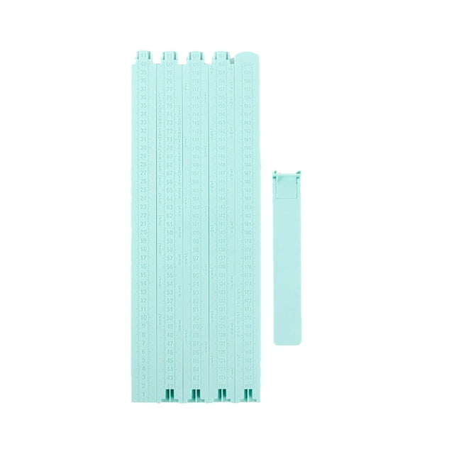 Plastic Kids Height Measurement Ruler Baby Growth Chart for Home (Blue ...