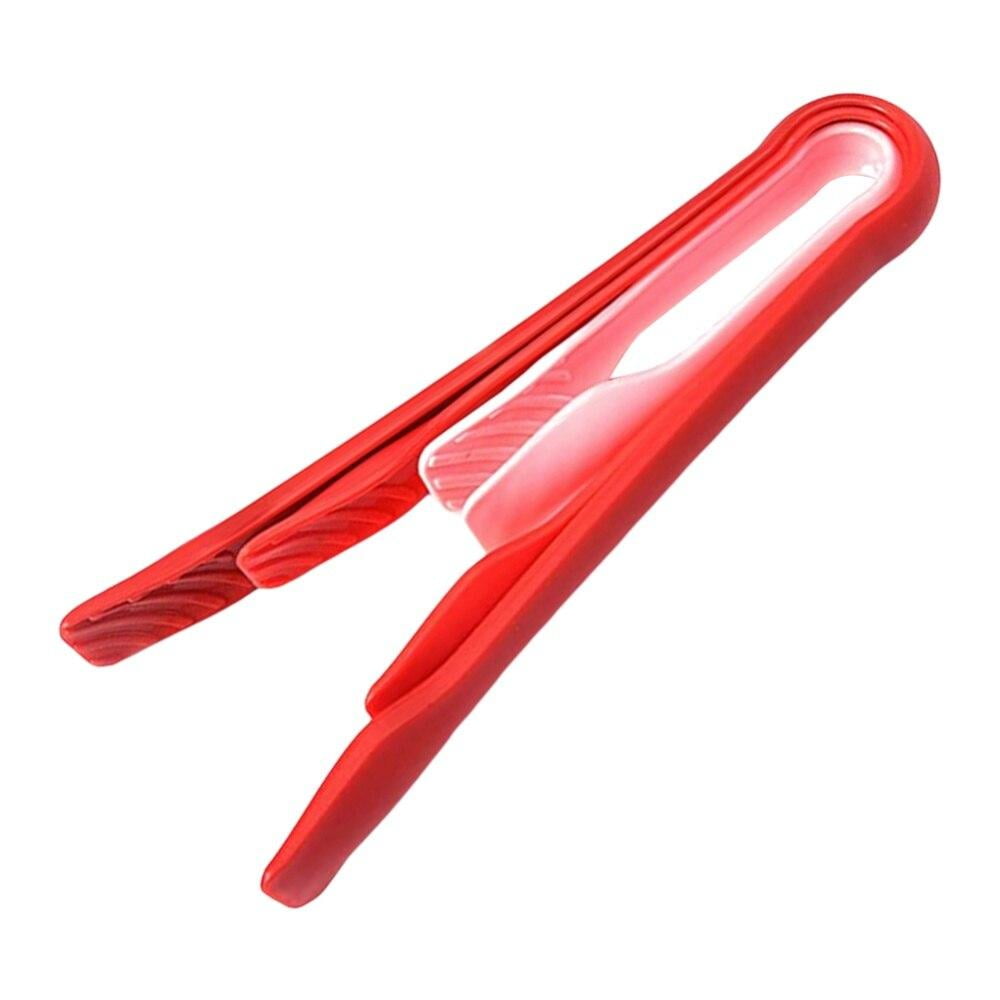 Plastic Kitchen Tongs Serving Cooking Tongs Non-Slip Barbecue Cooking ...