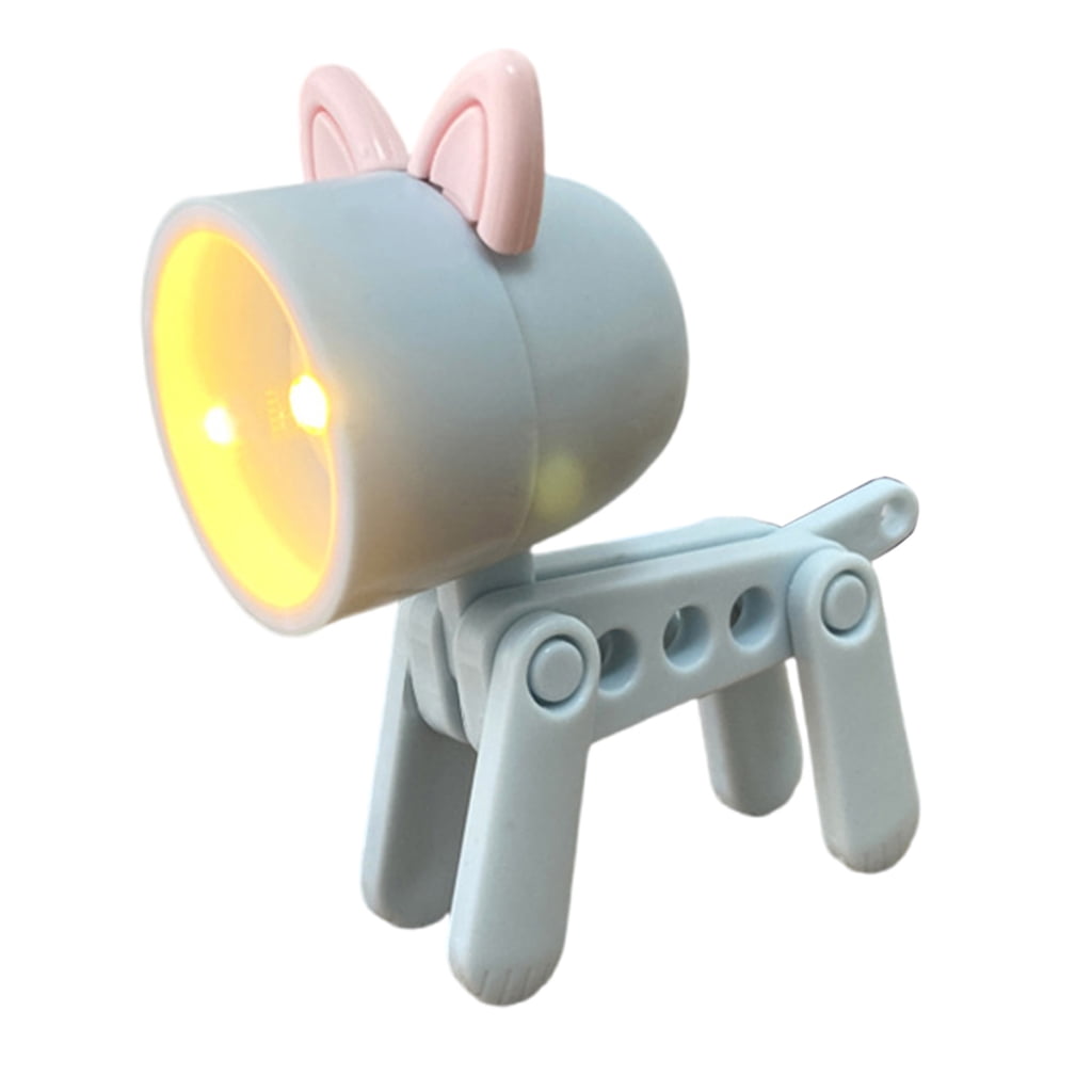 Plastic LED Dog Desk Lamp with Moveable Limbs and Adjustable Head Deer ...
