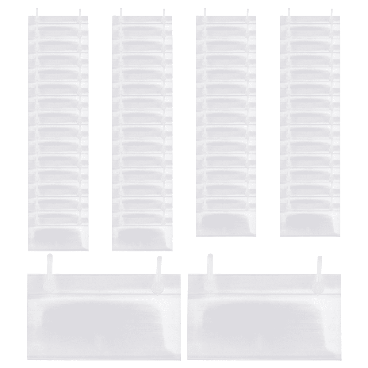 Plastic Label Holders Price Tag Ticket Hanger Clips with Design Lock ...