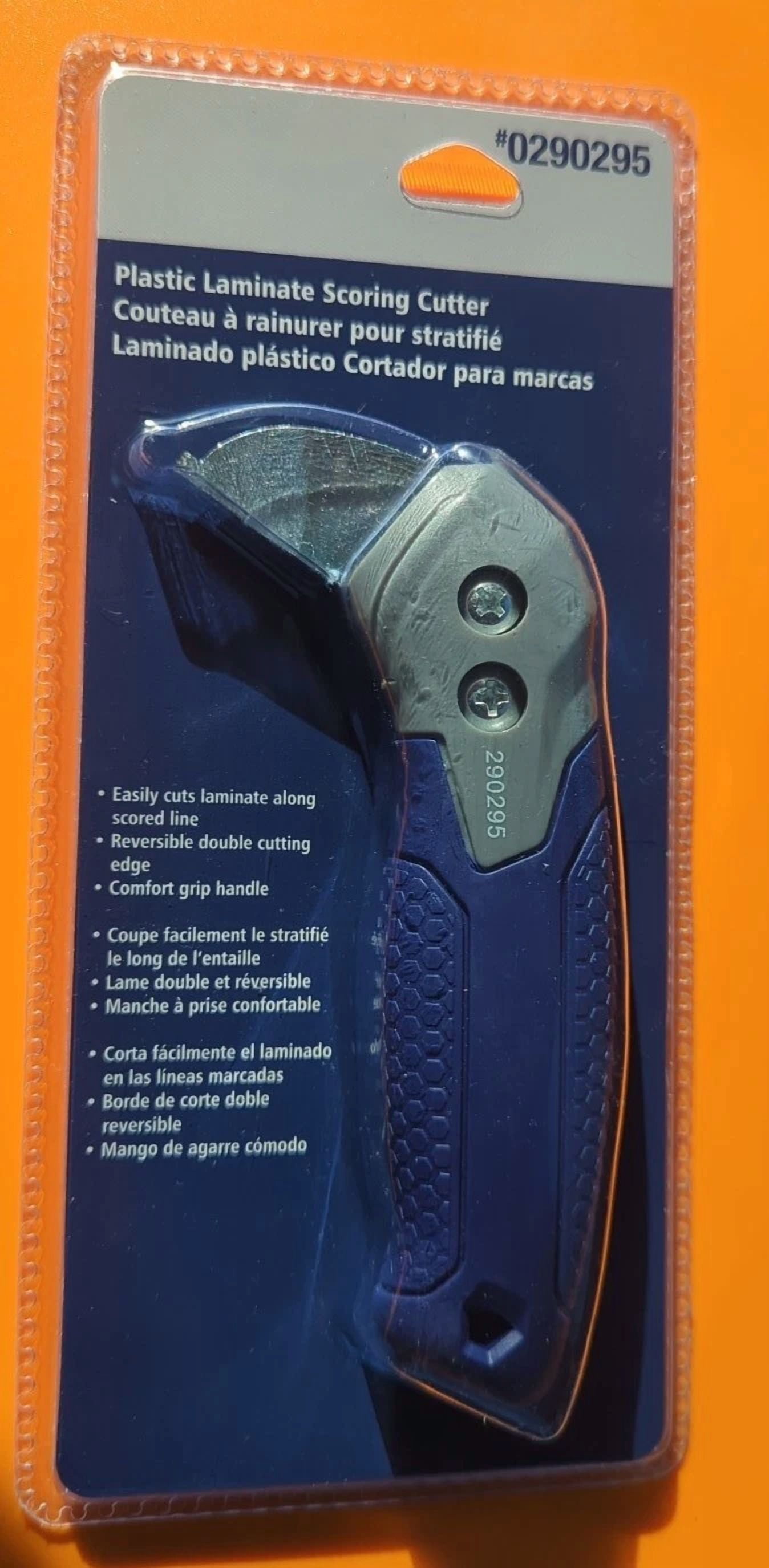 Plastic Laminate Scoring Knife Cutter General Purpose Reversible Double ...