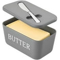 Plastic Large Butter Dish With Lid,Food Grade PP Butter Keeper With ...
