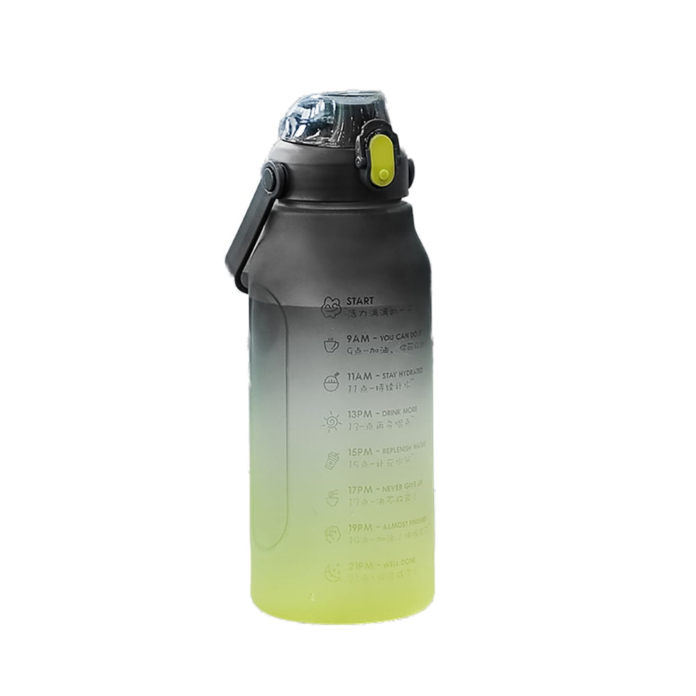 Plastic Large Capacity Water Bottle Portable Travel Sports Water Bottle ...
