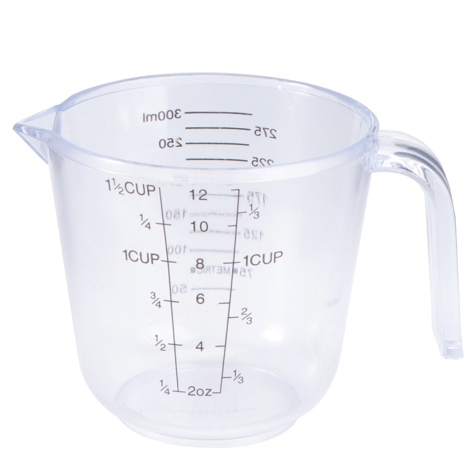 WHAMVOX Measuring Cup Transparent 1Pack 3.5x3.5x3.5in - Walmart.com