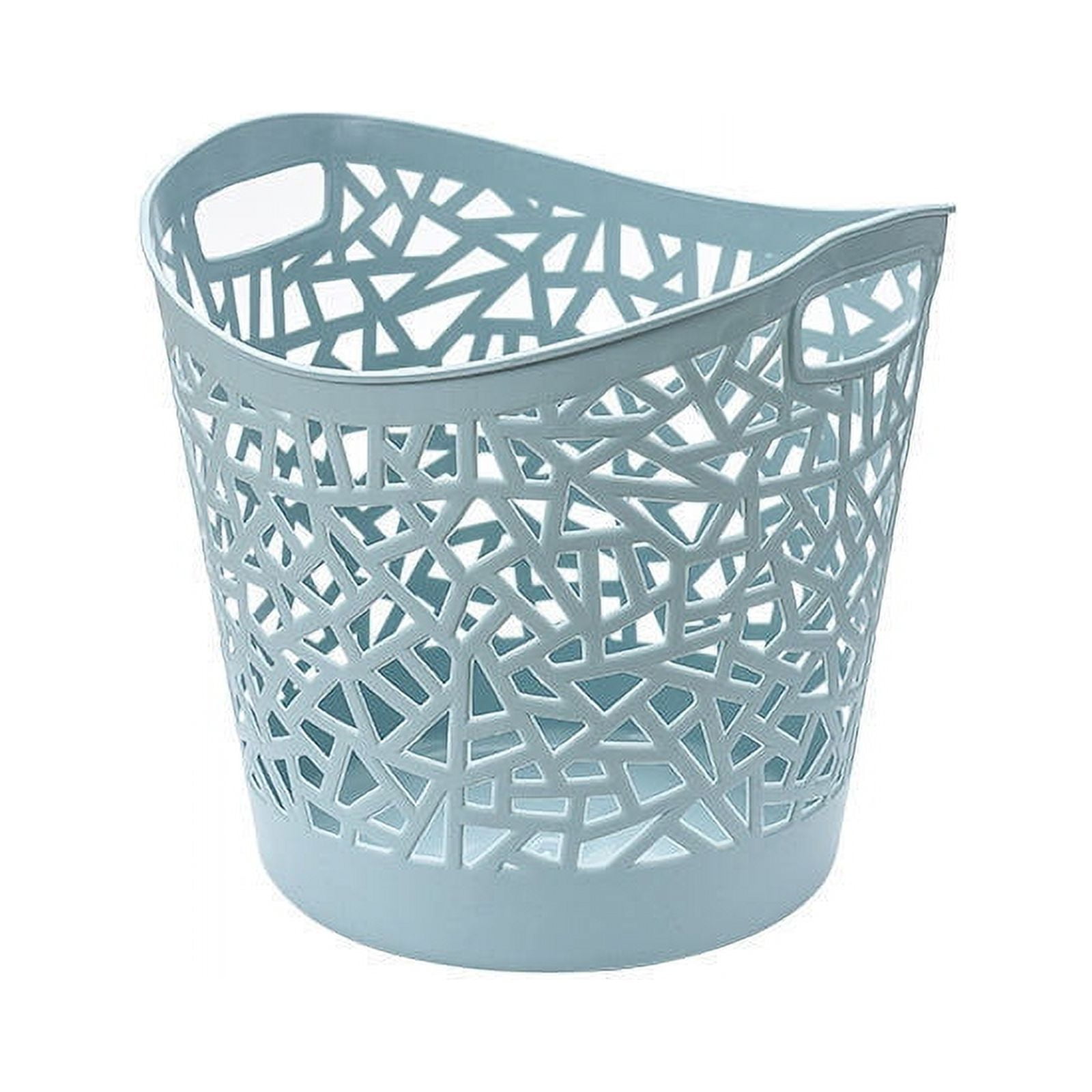 Plastic Laundry Hamper with Handles, Portable Large Laundry Basket for ...