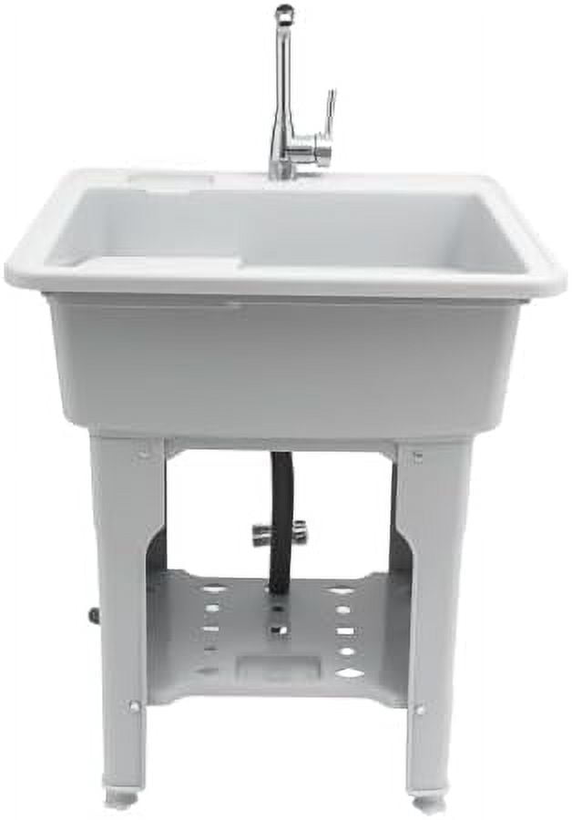 Plastic Laundry Room Sink,Freestanding Laundry Utility Sink Tubs with ...