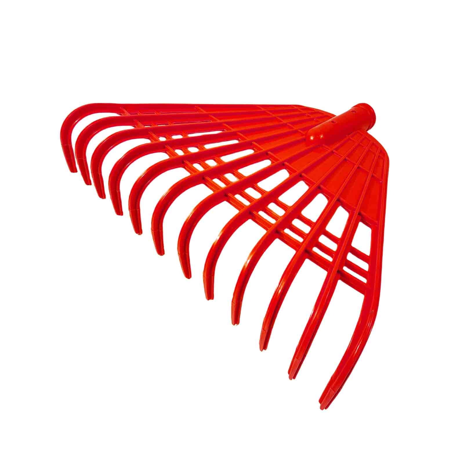 Plastic Leaf Rake Head Replacement - 12 Tines - Ideal for Leaves Grass ...